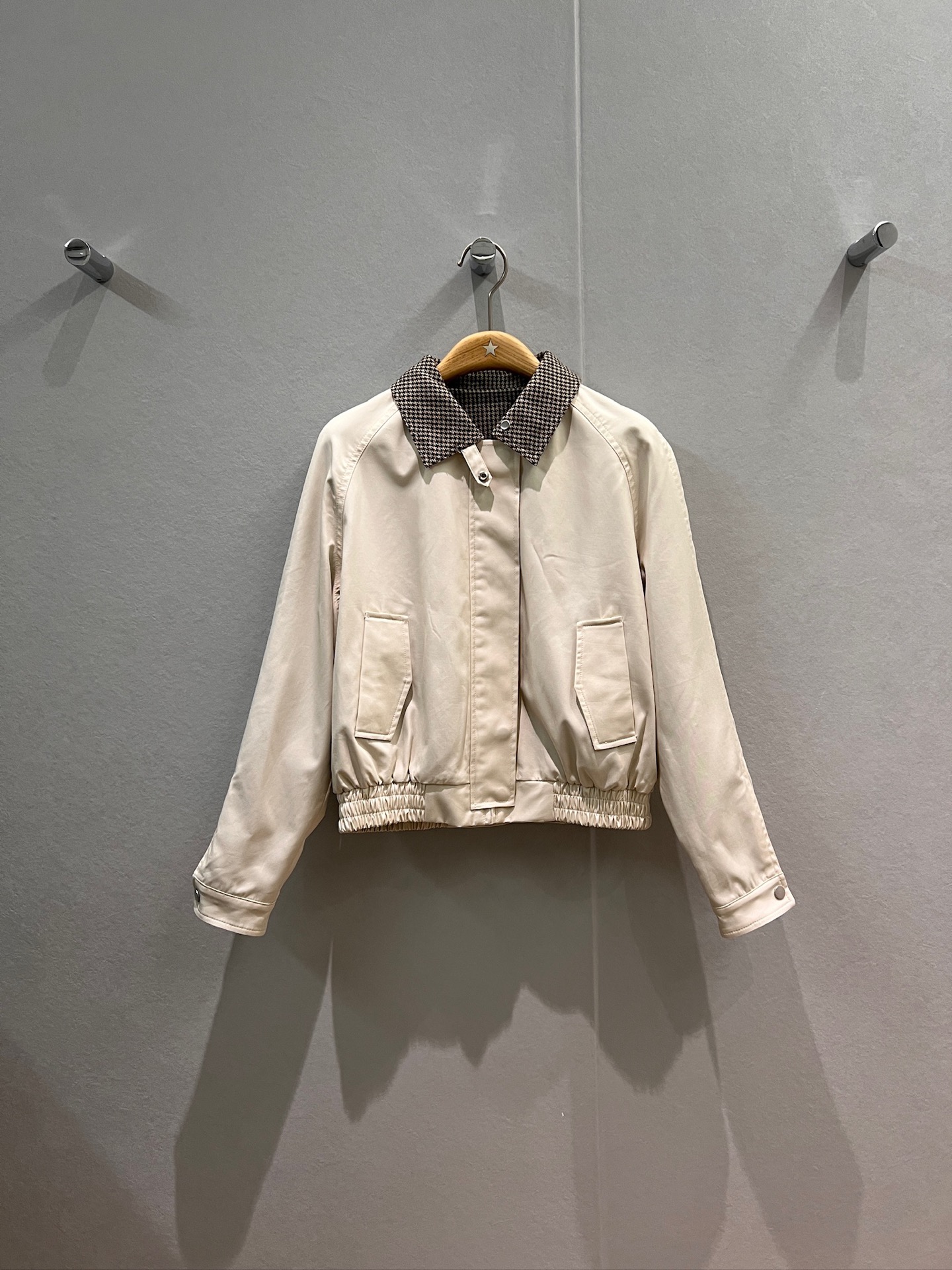 Authentic connected to houndstooth short lapel jacket, Luxury, Apparel ...