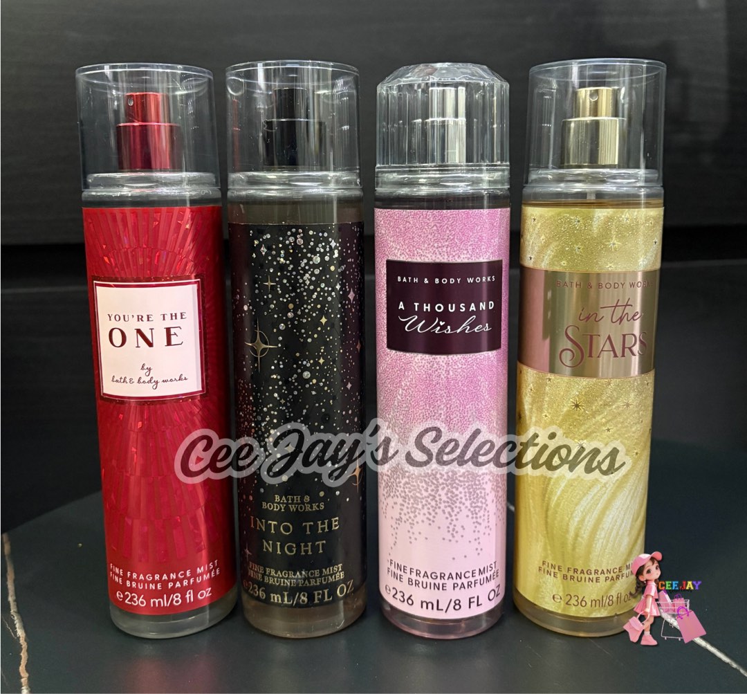 Bath & Body Works Fine Fragrance Mist - Assorted Scents, Beauty ...