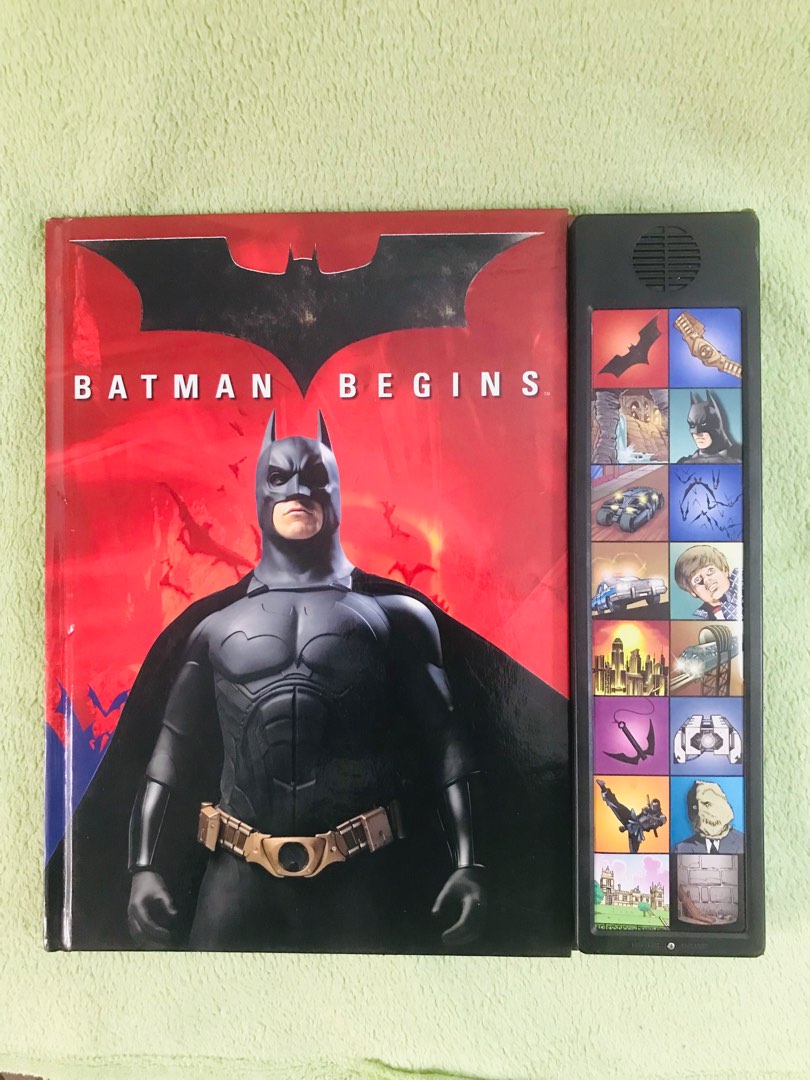 Batman Begins Sound Book (Tested), Hobbies & Toys, Books & Magazines ...