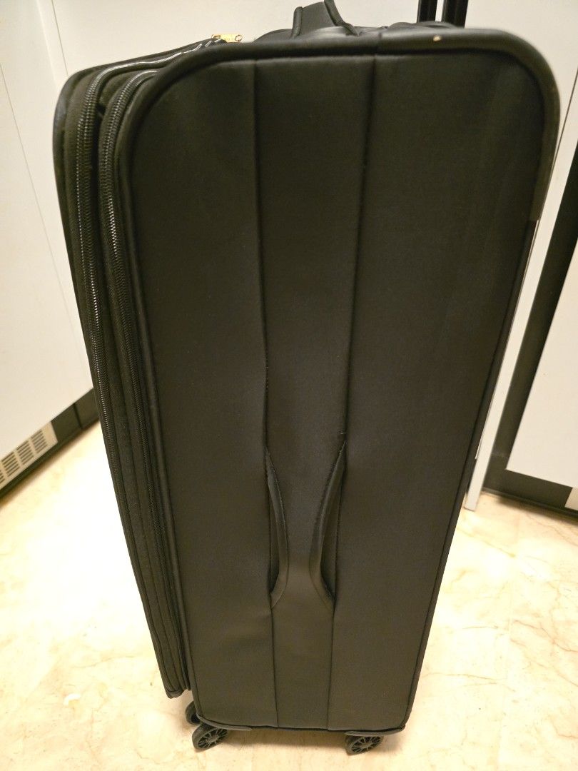Black Rolling Suitcase DKNY, Hobbies & Toys, Travel, Luggage on Carousell