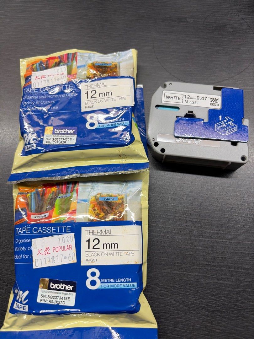 Brother Tape Cassette (NEW) x3, Hobbies & Toys, Stationery & Craft ...