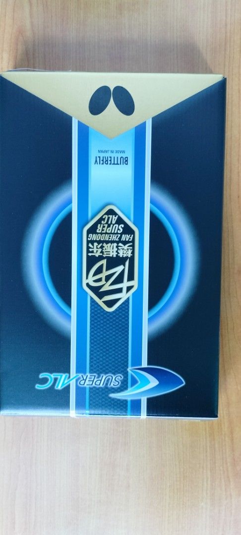 Butterfly Fan Zhendong Super ALC FL Table Tennis Blade (FL)+Dignics05 (2.1mm, black), Sports ...