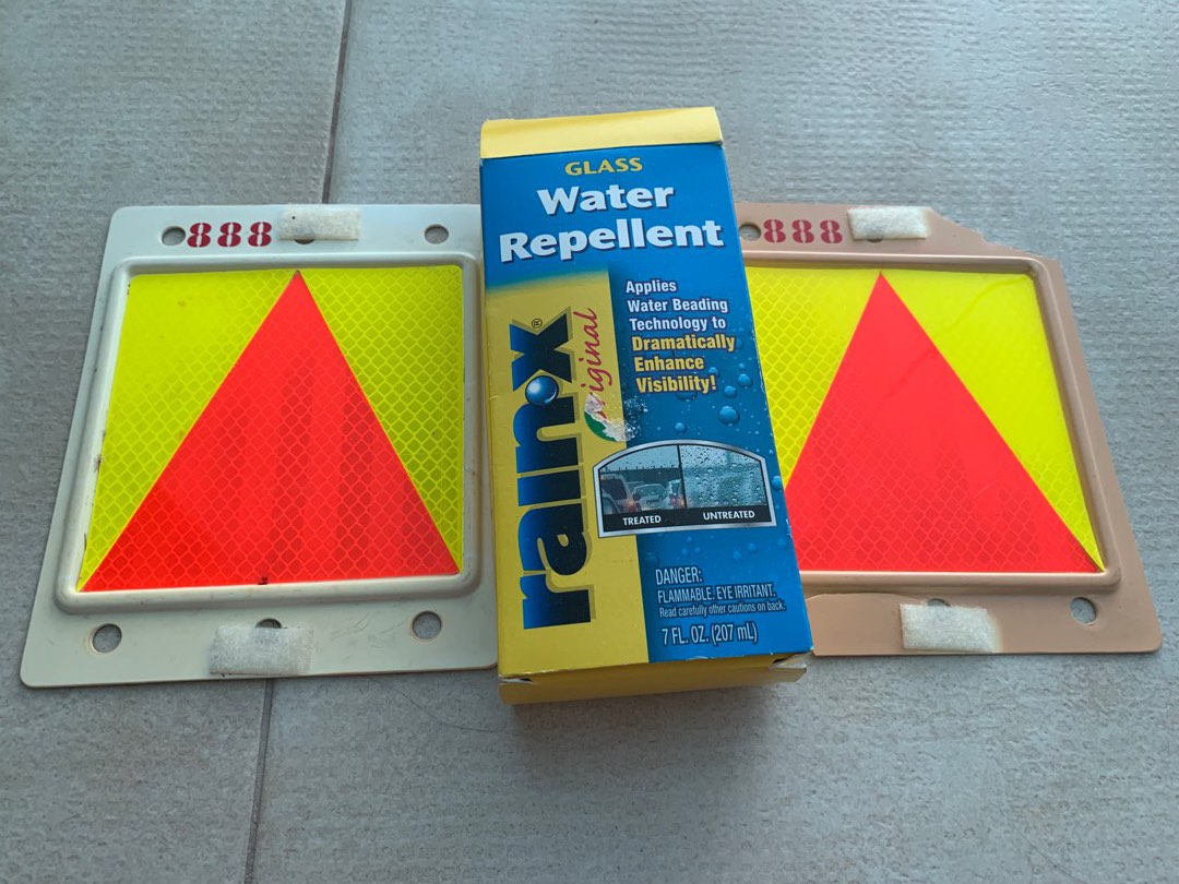 $2.66 each only 3 pieces Vehicle P Plates Rain X Glass Water Rain ...