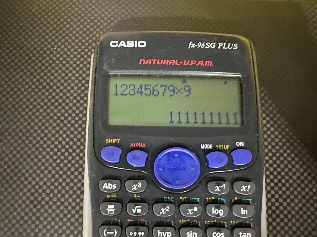 Casio fx-96SG PLUS scientific calculator, Hobbies & Toys, Stationery ...