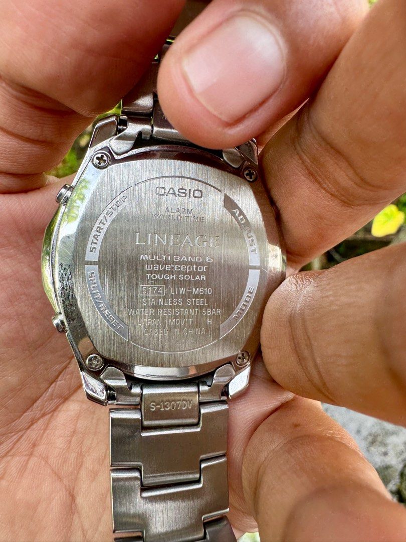 Casio Lineage Wave Ceptor Tough Solar Watch, Men's Fashion, Watches ...