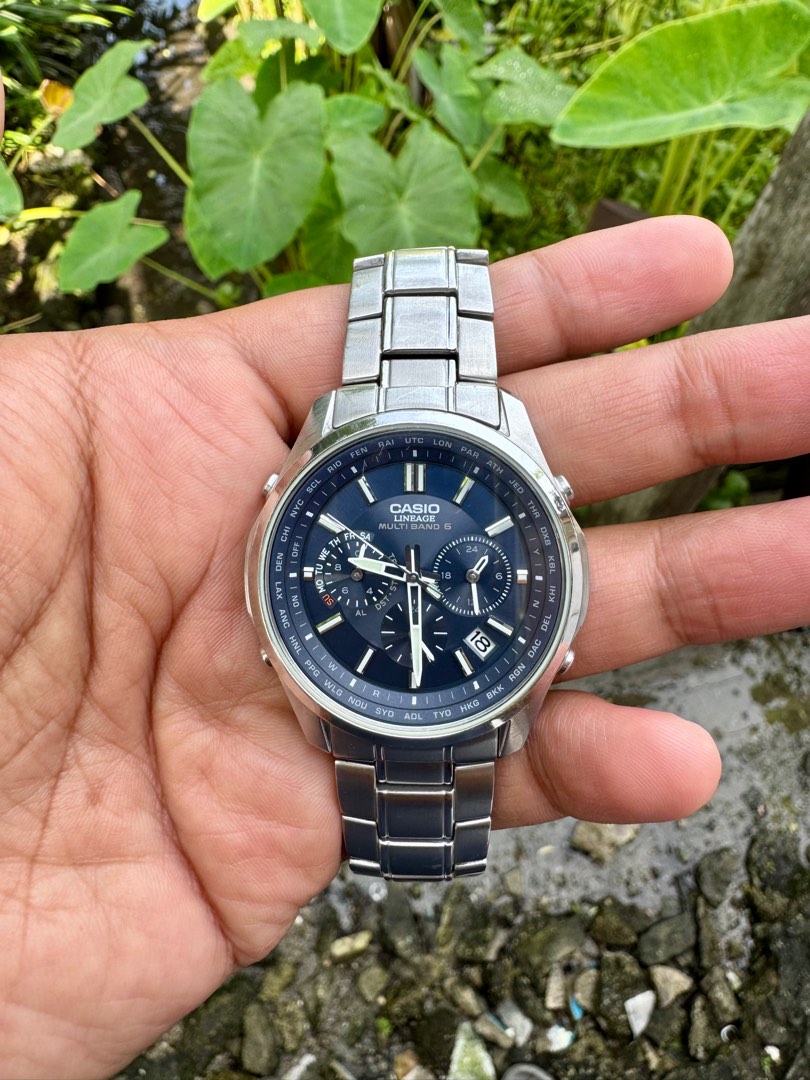 Casio Lineage Wave Ceptor Tough Solar Watch, Men's Fashion, Watches ...