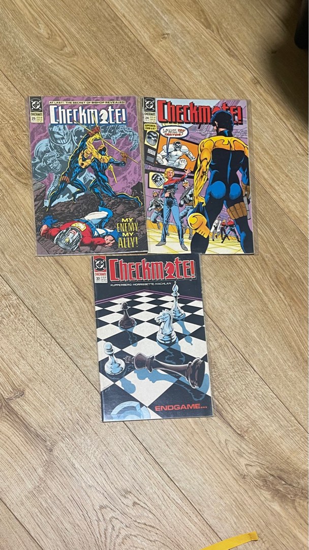 Checkmate! Comic Book Lot - Issues 24, 25, 33, Hobbies & Toys, Books ...