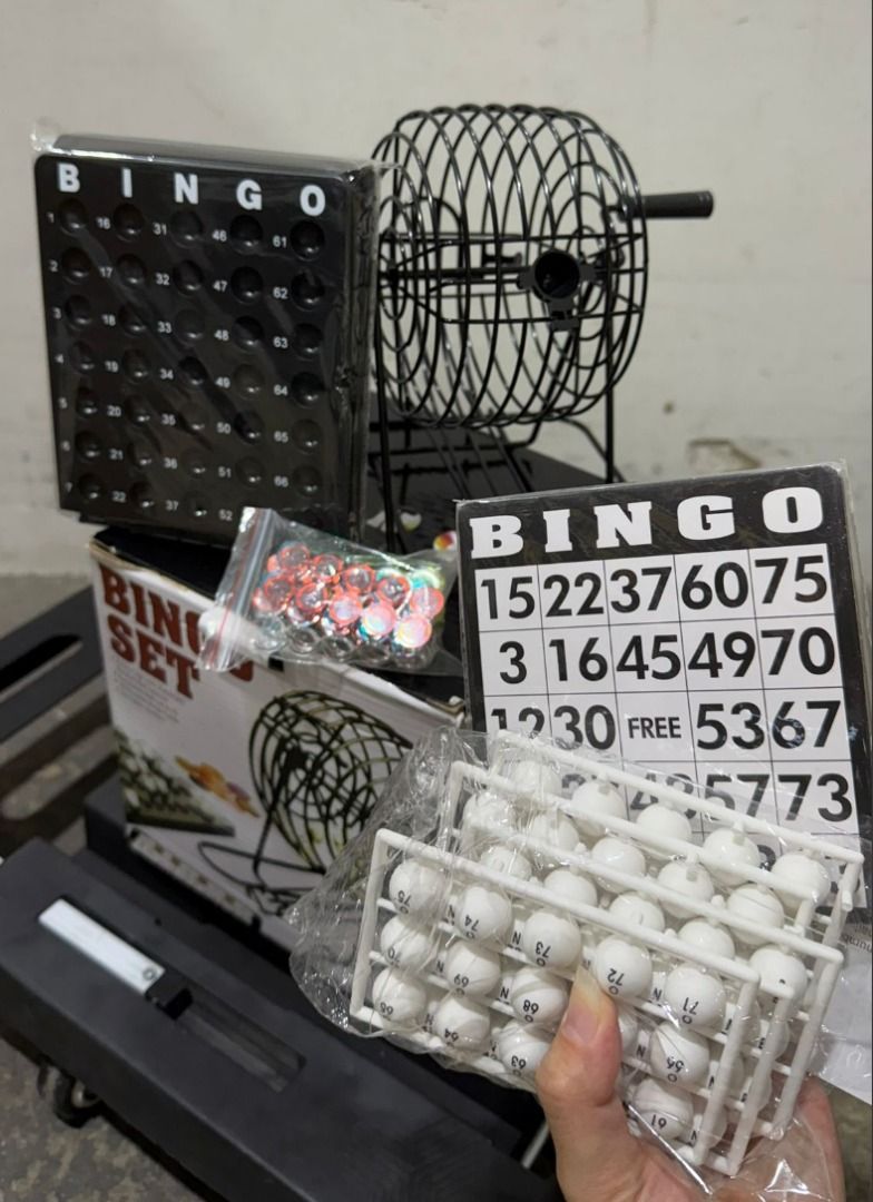 Clearance Flash Deal – Bingo Set (Metal Cage Edition) | 100% Brand New ...