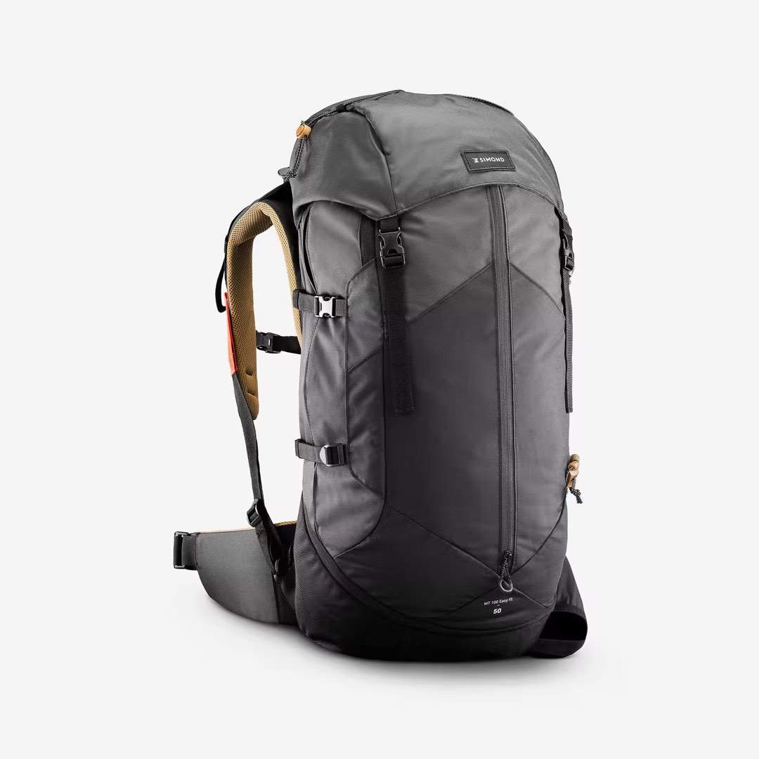 FORCLAZ MT-100 50L HIKING BACKPACK, Men's Fashion, Bags, Backpacks on ...