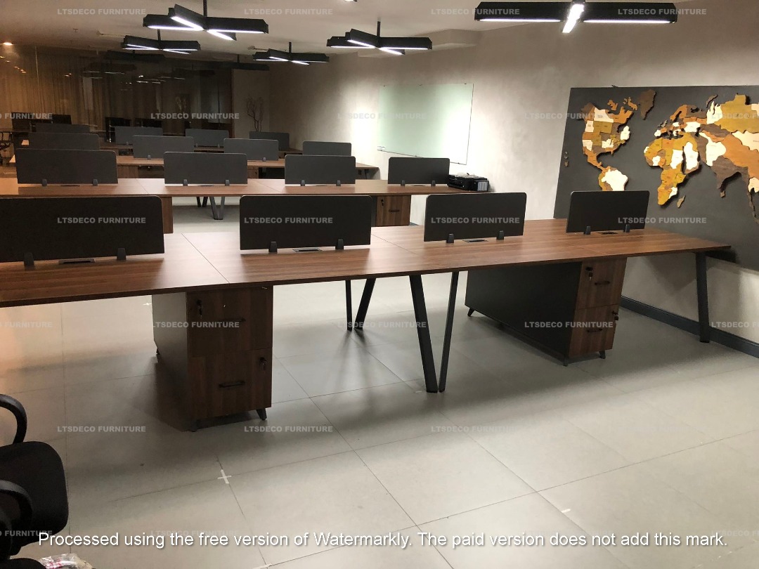 FREE STANDING TABLE OFFICE PARTITION AND FURNITURE SUPPLY, Furniture ...