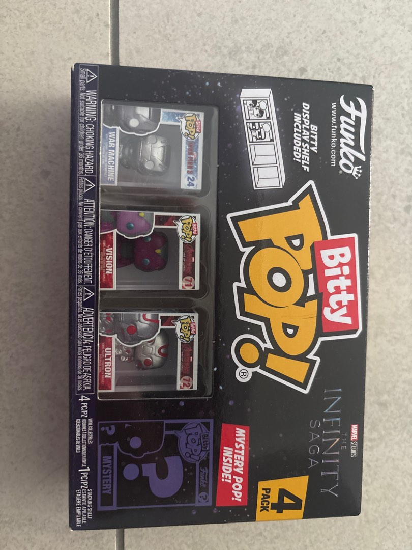 Funko Pop! Bitty Pop! Infinity Saga 4-Pack, Hobbies & Toys, Toys ...