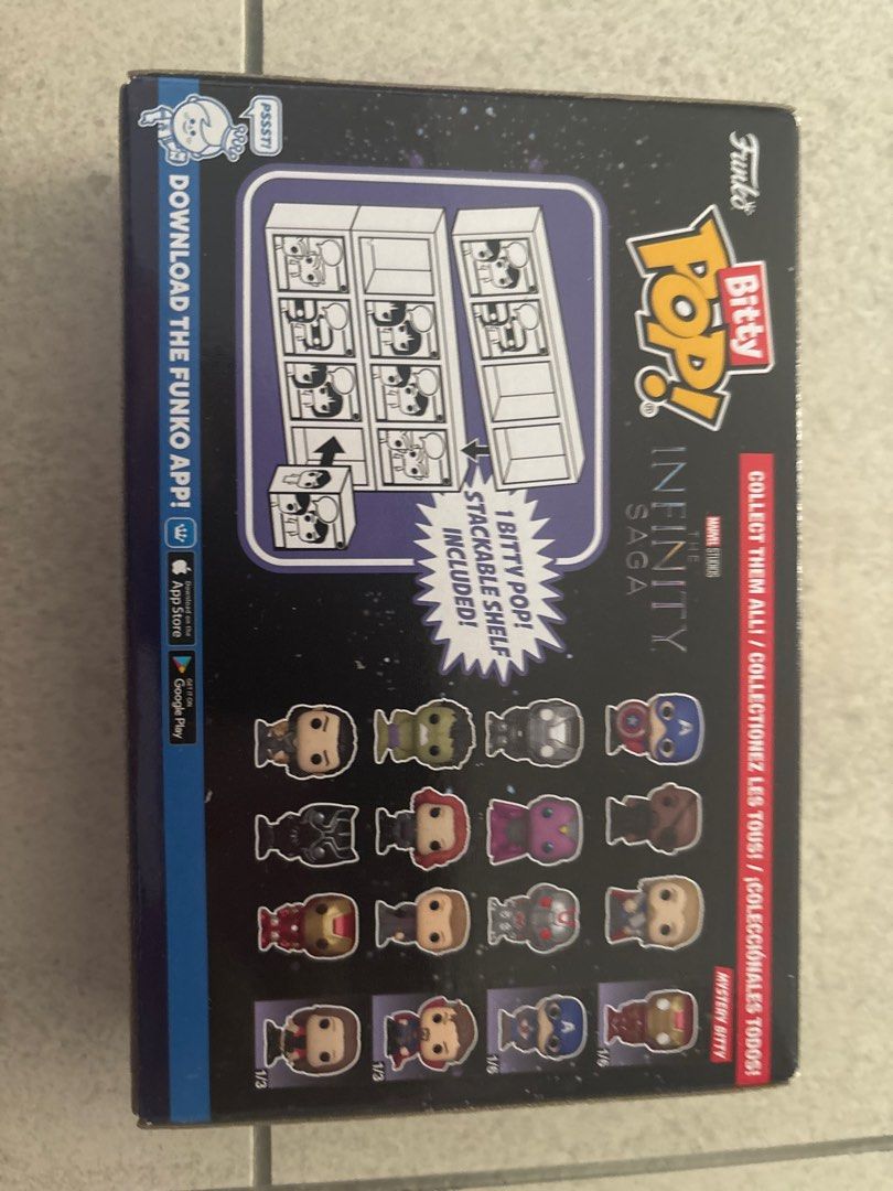 Funko Pop! Bitty Pop! Infinity Saga 4-Pack, Hobbies & Toys, Toys ...