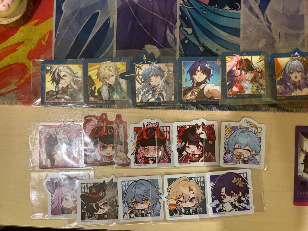 Honkai Star Rail Sushiro Collab Phase 1+2 Collection (No plates) FULL ...