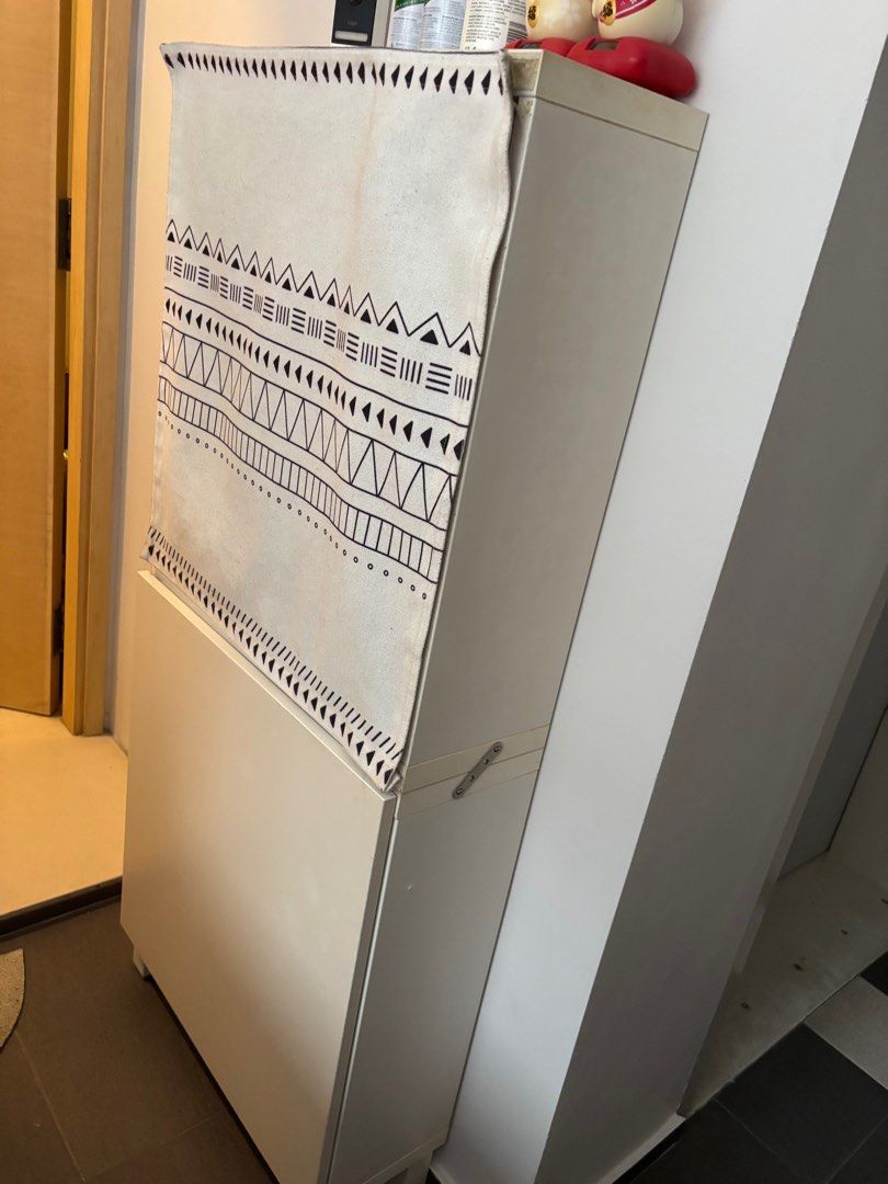 IKEA Besta Storage Shoe Cabinet with Shelves, Furniture & Home Living ...