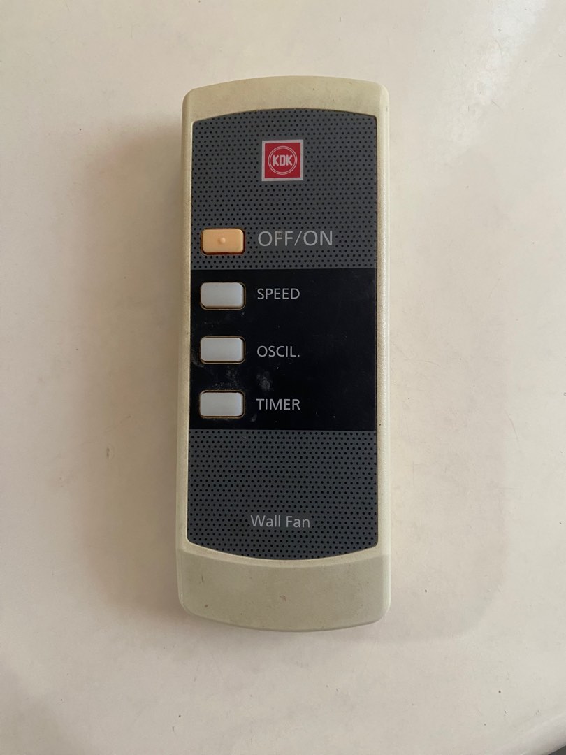 KDK wall fan remote control - Model: M40M, TV & Home Appliances, Other ...