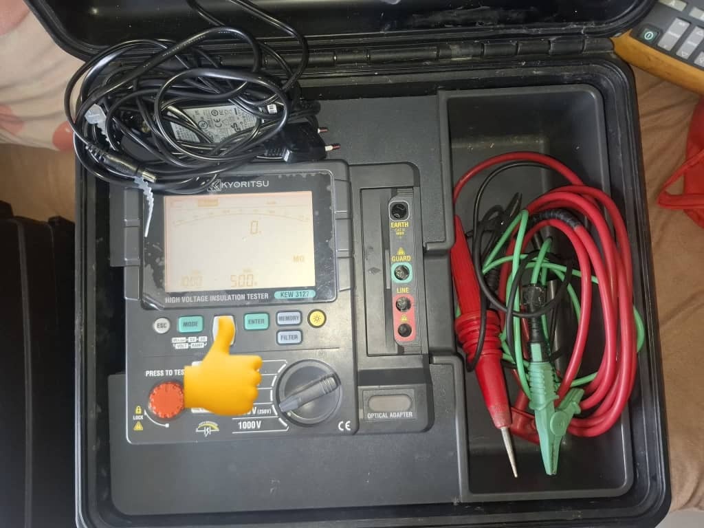 KYORITSU KEW 3127 High Voltage Insulation Tester, TV & Home Appliances ...