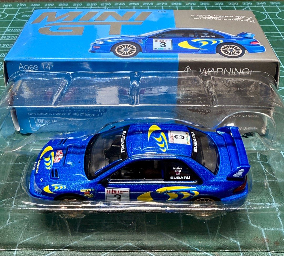 Mini GT Subaru Impreza WRC97 1997 Rally Sanremo Winner #3, Hobbies ...