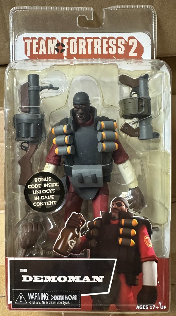 NECA TF2 Team Fortress 2 Red Team DEMOMAN, 興趣及遊戲, 玩具 & 遊戲類 - Carousell
