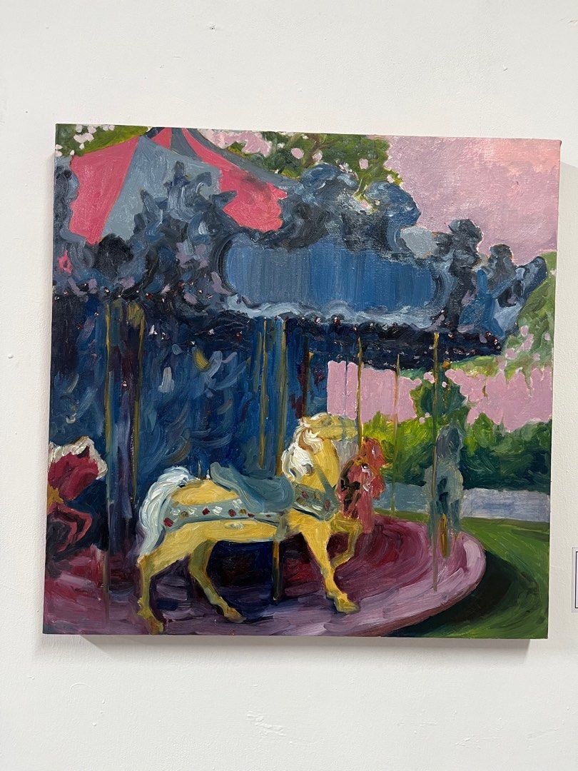 "Merry-Go-Around" Series Oil Painting (Original Artwork), Hobbies ...