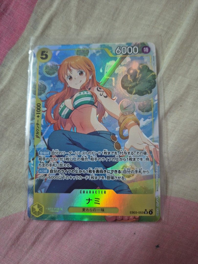One Piece Card Game - Nami EB03-053 AA, Hobbies & Toys, Toys & Games on Carousell