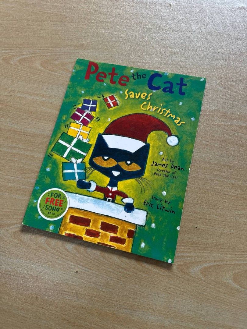 Pete the Cat Saves Christmas Book, Hobbies & Toys, Books & Magazines ...