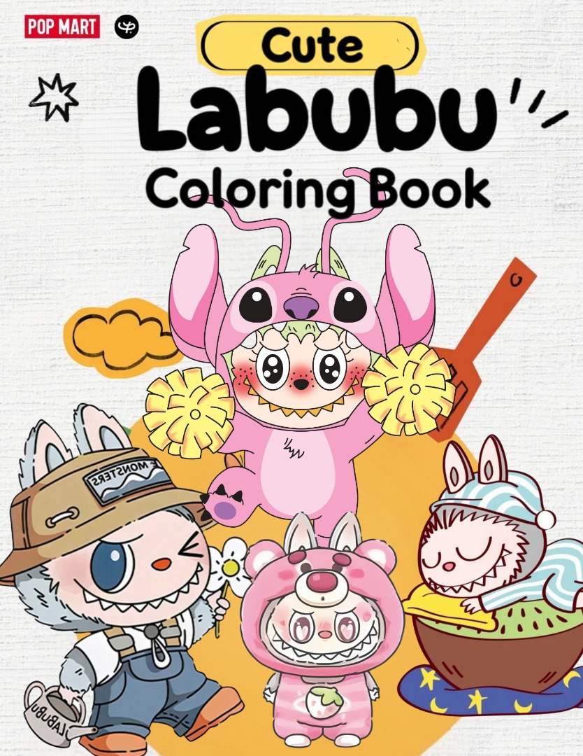 pop mart coloring pages