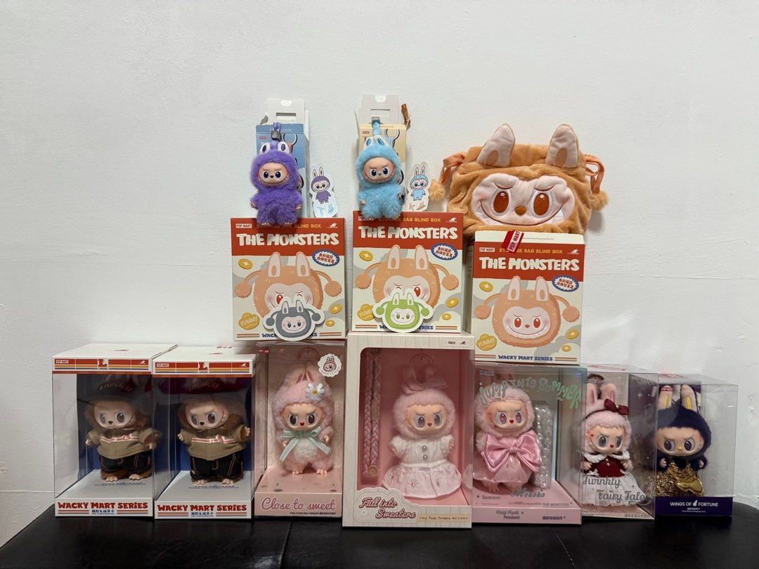 POPMart/popland Mokoko/ wacky mart labubu/ pin for love v4, Hobbies ...