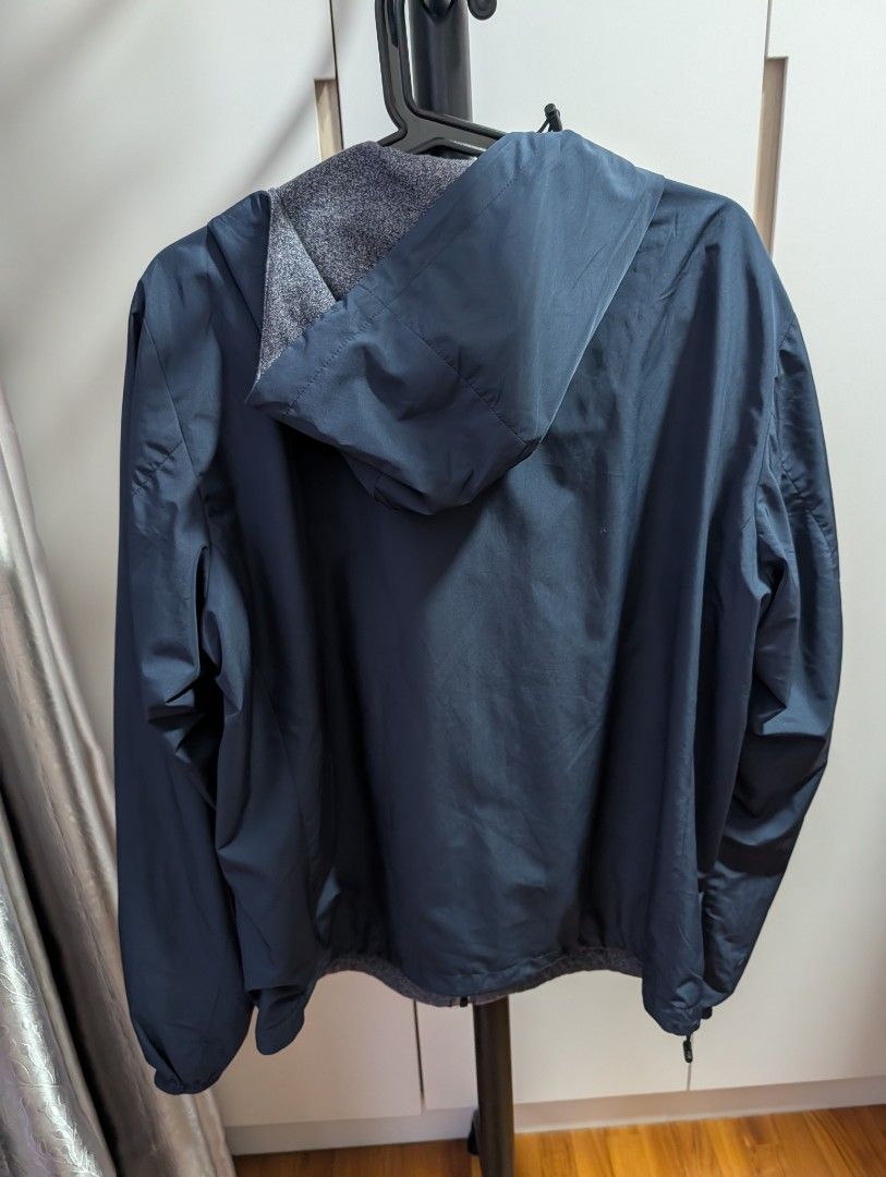 Reversible Navy Blue Jacket, Men's Fashion, Coats, Jackets and ...