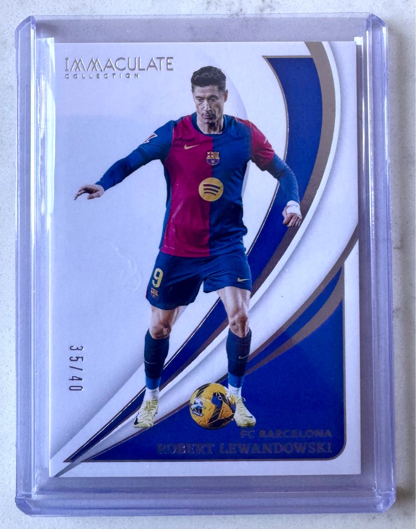 Robert Lewandowski / FC Barcelona #/40 - 2024-25 Panini Immaculate ...