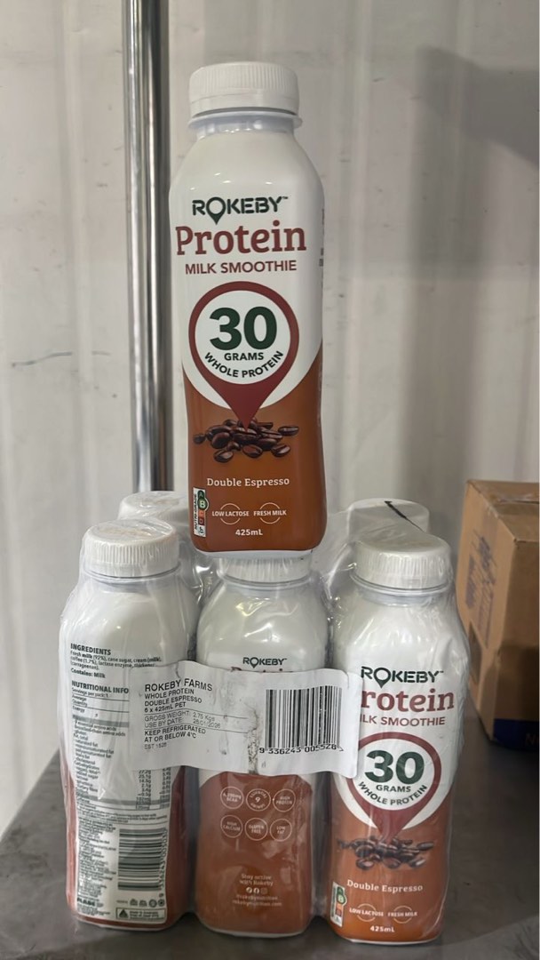 ROKEBY FARMS PROTEIN SMOOTHIES, Food & Drinks, Beverages on Carousell