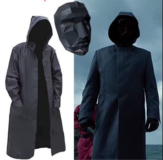 Squid Game – Red Soldier Costume – Guard the Game!, Hobbies & Toys ...