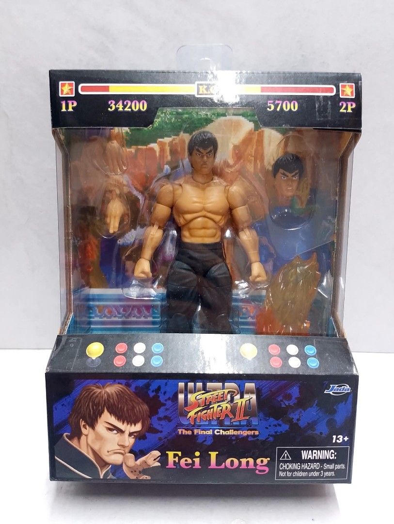 Street Fighter II 6" Fei Long Figure Action Figure, Hobbies & Toys ...