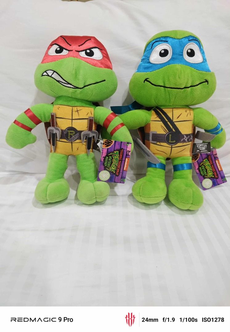 TEENAGE MUTANT NINJA TURTLES TMNT STUFFED PLUSH TOY BUNDLE, Hobbies ...