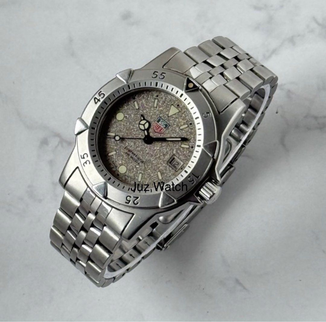 Vintage Classic TAG Heuer Quartz Signature Gravel Grey Dial With Color ...