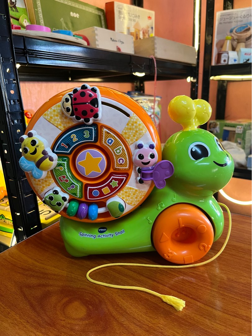 Vtech Spinning Activity Snail, Hobbies & Toys, Toys & Games on Carousell
