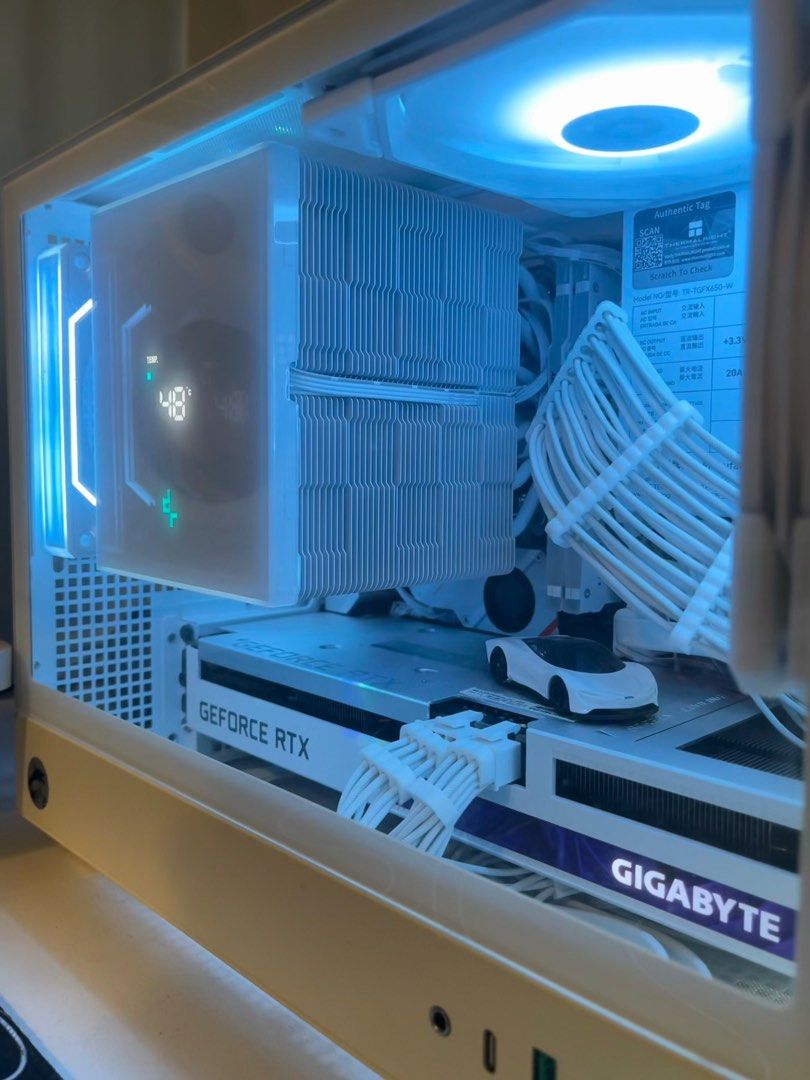 White ITX Gaming PC, Computers & Tech, Desktops on Carousell