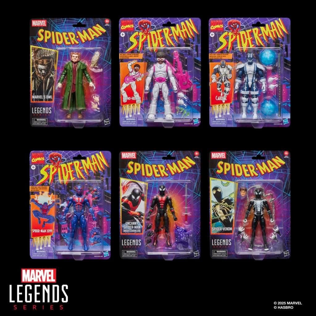 [ PreOrder] Marvel Legends Retro Spiderman wave 6 ( Owl / Hypno Hustler ...
