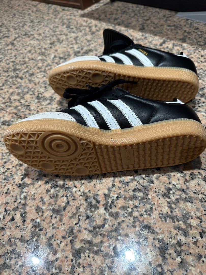 Adidas Samba OG Black White Gum, Women's Fashion, Footwear, Sneakers on ...