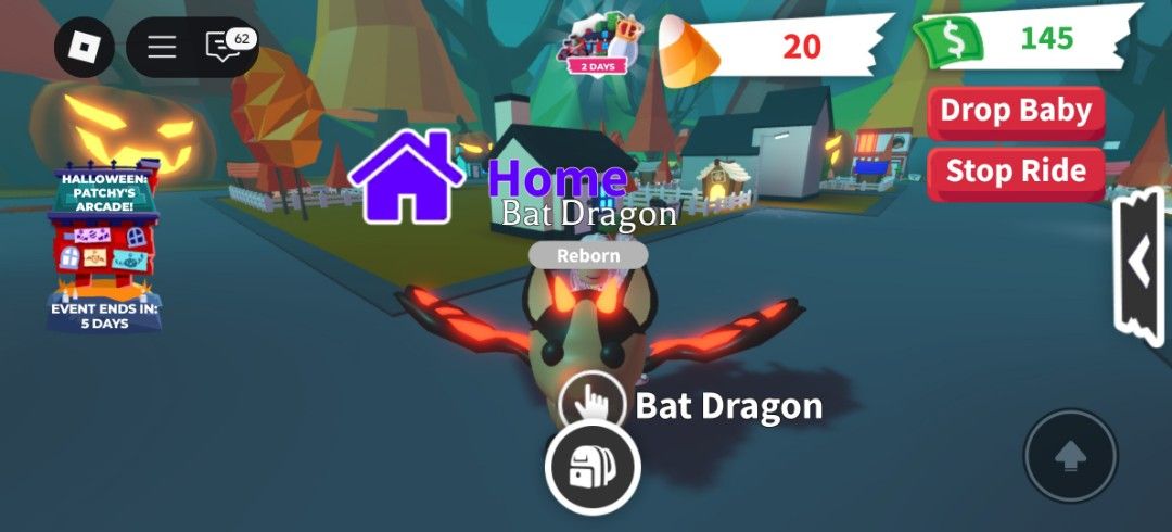 Adopt Me! Bat Dragon, Video Gaming, Gaming Accessories, In-Game ...