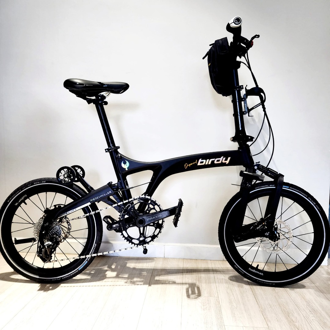 Birdy GT Standard Folding Bike - Black, Sports Equipment, Bicycles ...