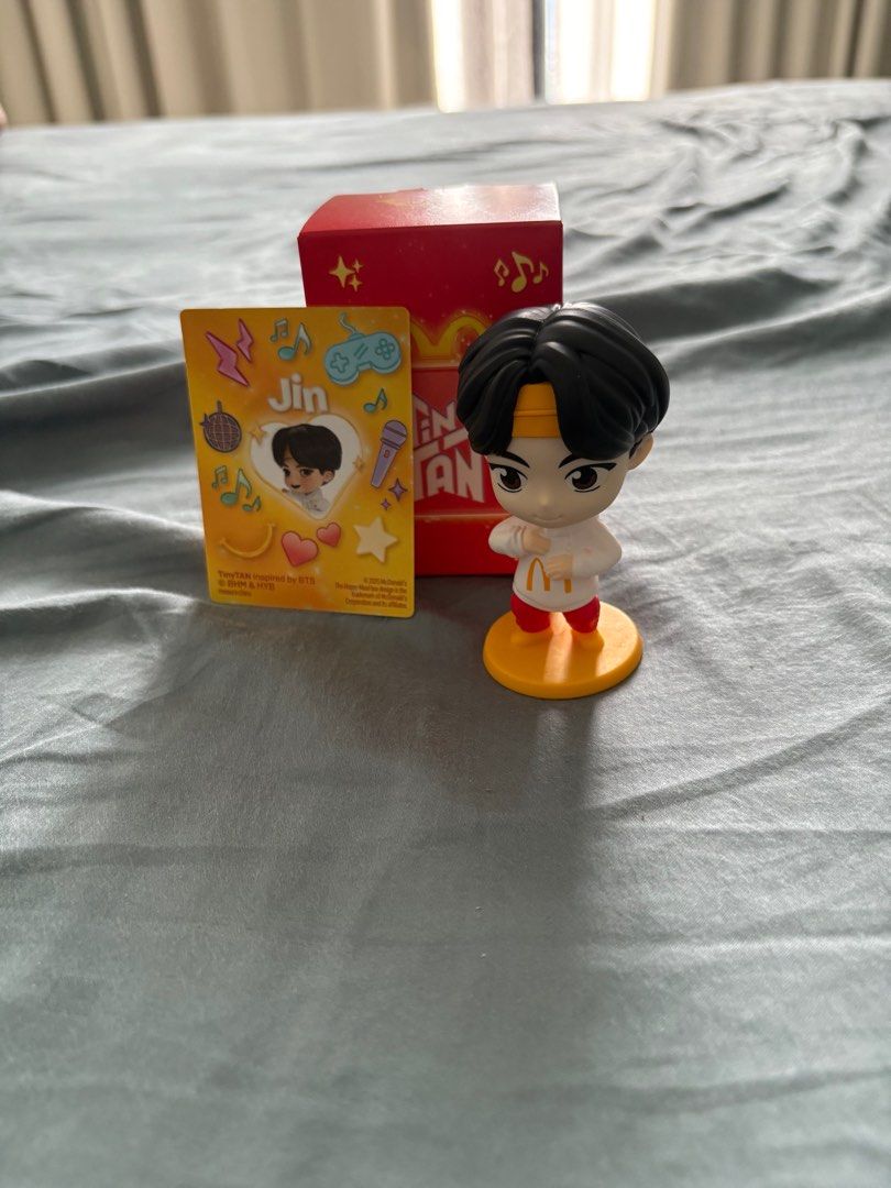 BTS Jin X McDonald TinyTan Toy, Hobbies & Toys, Collectibles ...