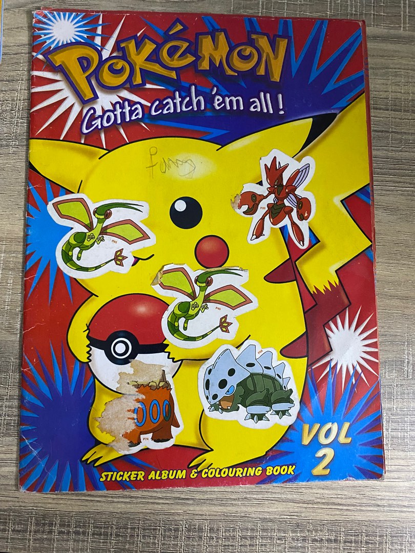 Buku Stickers Vintage Pokemon(Vol 2), Hobbies & Toys, Books & Magazines ...