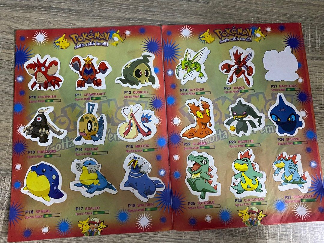 Buku Stickers Vintage Pokemon(Vol 2), Hobbies & Toys, Books & Magazines ...