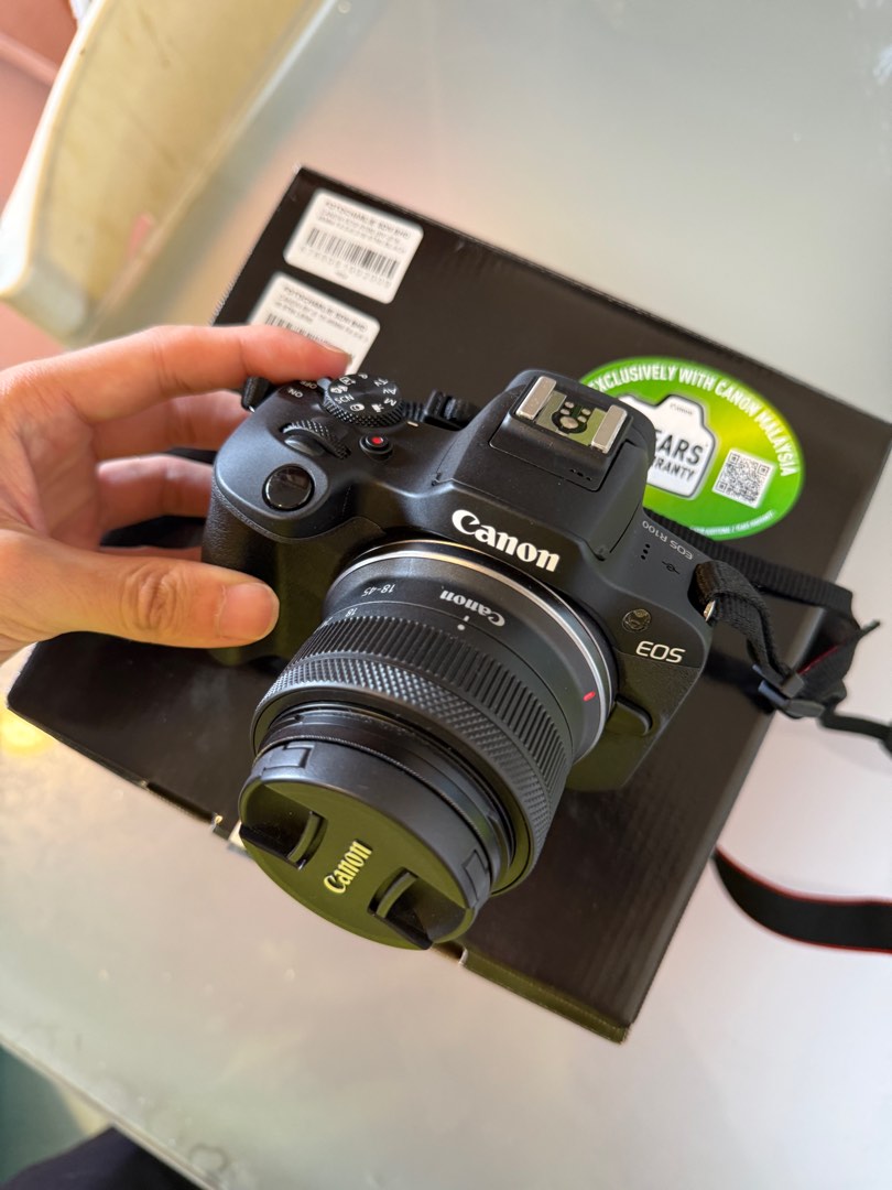 Canon EOS R100 with 15-45mm kit lens (sc:2k)(box)(bought 11/2024 ...