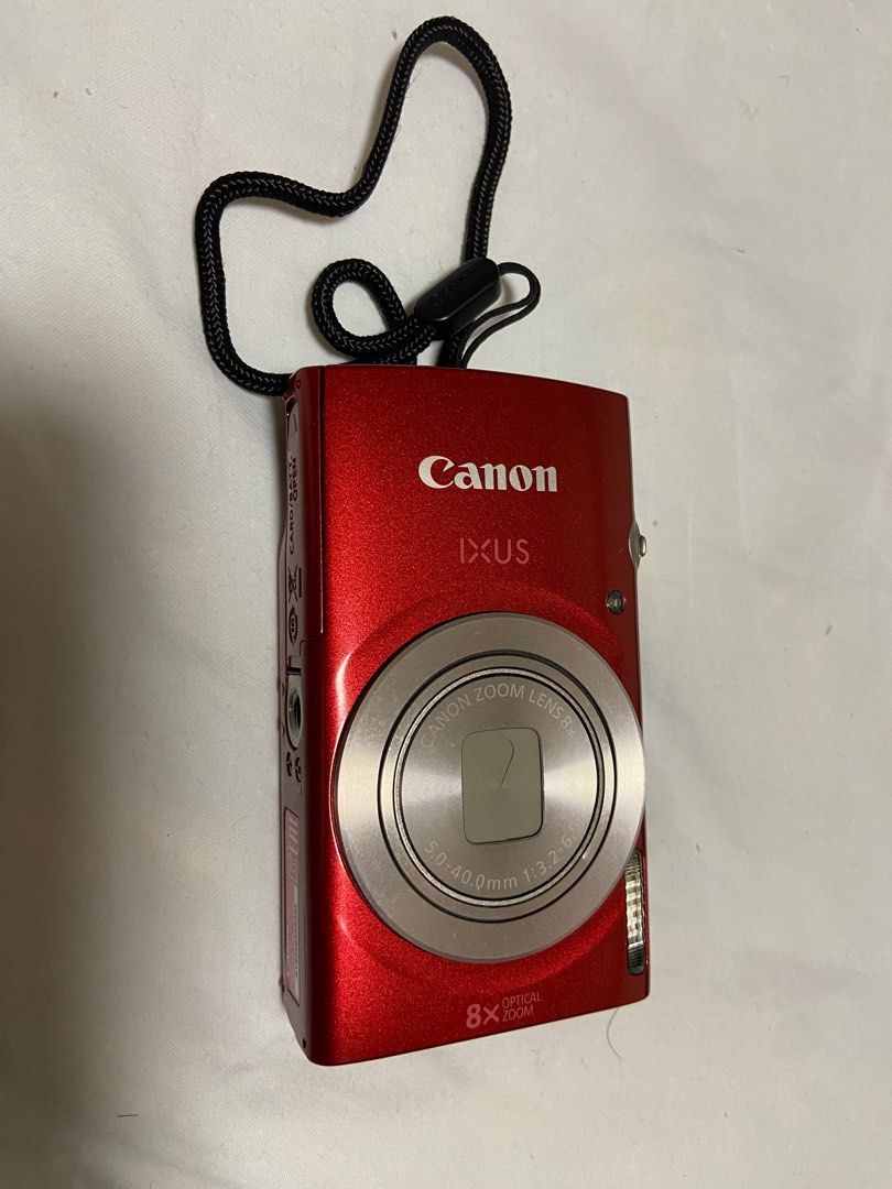 Canon IXUS 185 Digital Camera - Red, Photography, Cameras on Carousell