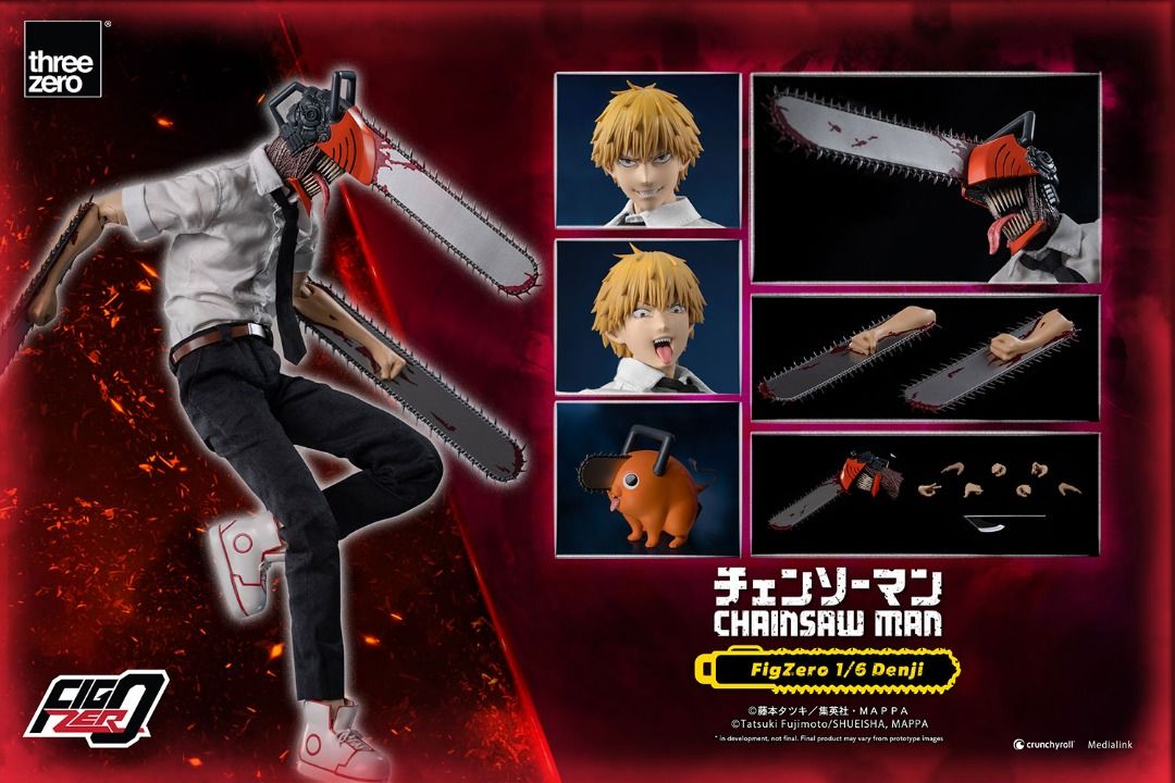 Chainsaw Man : FigZero 1/6th Scale Articulated Figure - Denji, Hobbies ...