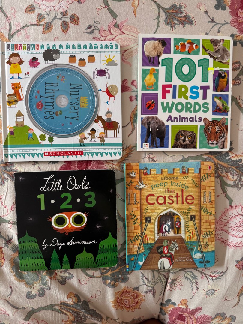 Children's Book Bundle: Nursery Rhymes, Animals, Numbers, Castle ...