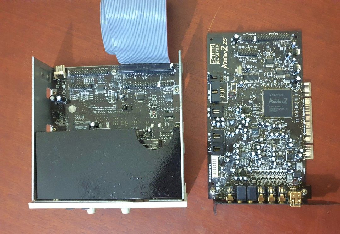 Creative Sound Blaster Audigy 2 ZS + Live! Drive IR, Audio, Soundbars ...
