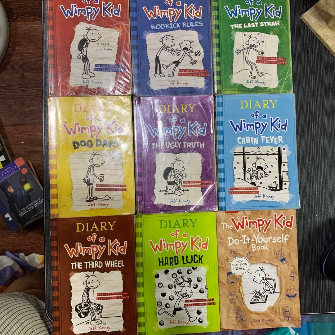 Diary of a Wimpy Kid Book Set, Hobbies & Toys, Books & Magazines ...