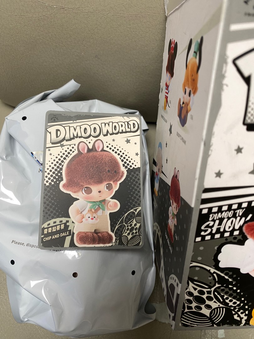 全新 正版 DIMOO WORLD Chip and Dale 盲盒 奇奇和蒂蒂, 興趣及遊戲, 玩具 & 遊戲類 - Carousell